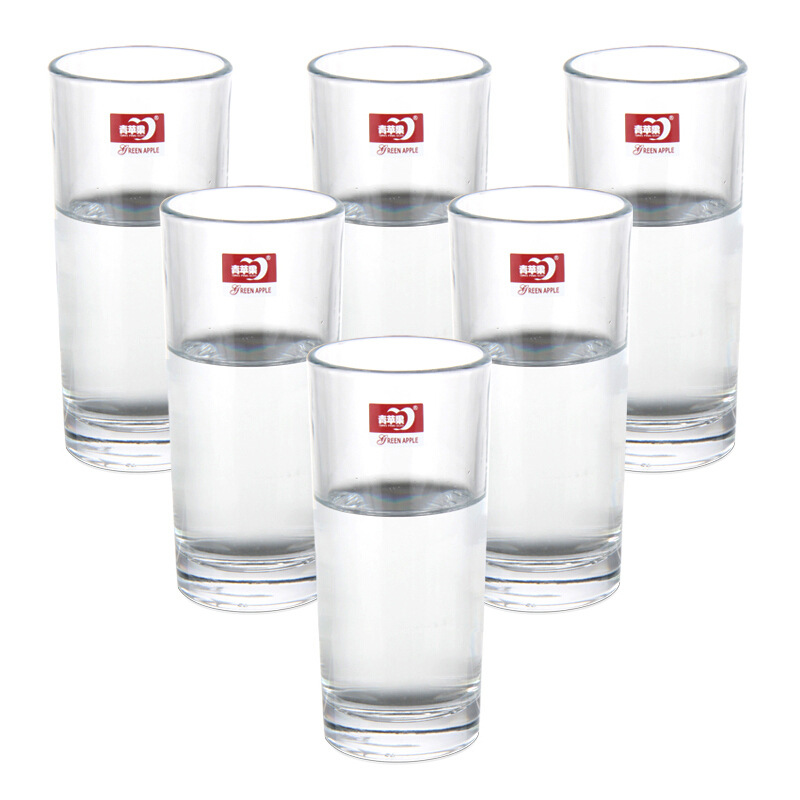 heat-resistant transparent glass water cup spirits glass beer juice cup ...